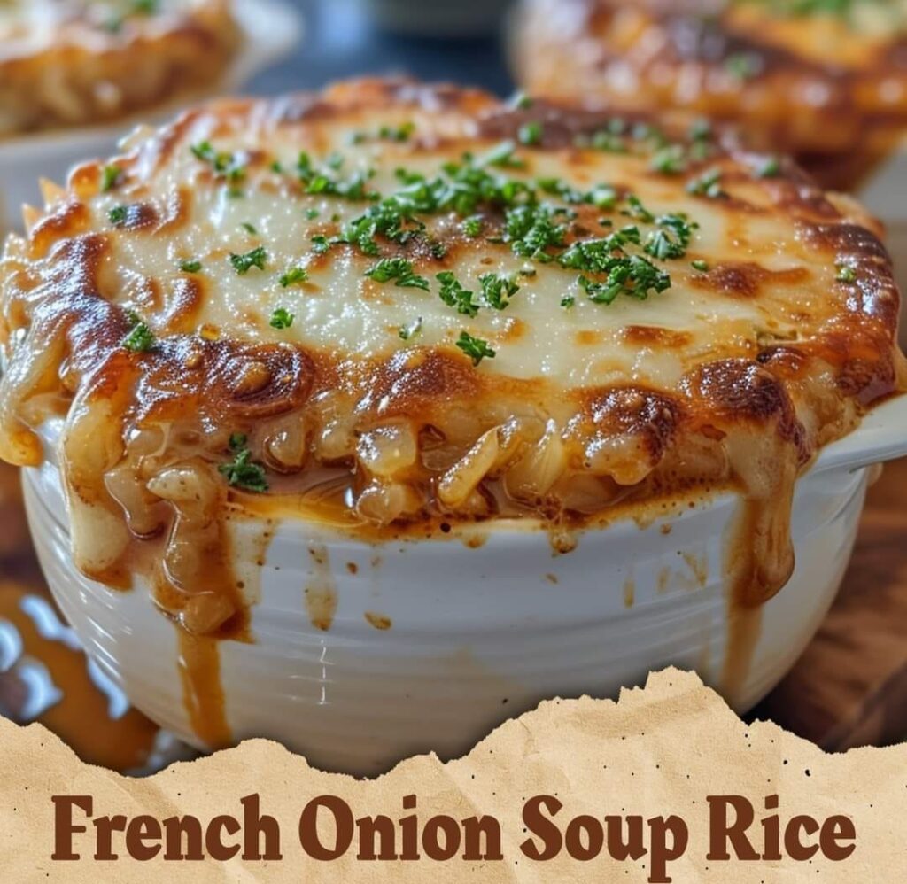 French Onion Soup Rice - YOBRT RECIPE