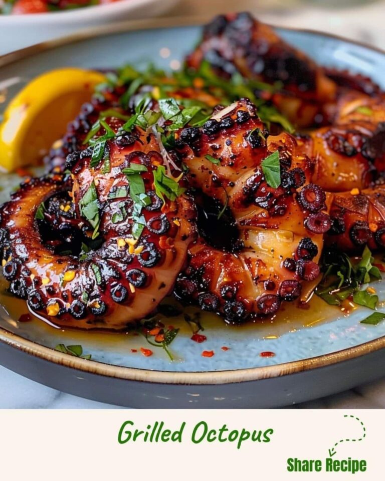 Grilled Octopus - YOBRT RECIPE